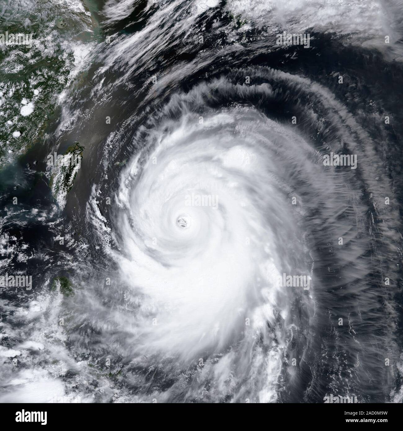 Super typhoon Neoguri. Satellite image of Super typhoon Neoguri as it ...