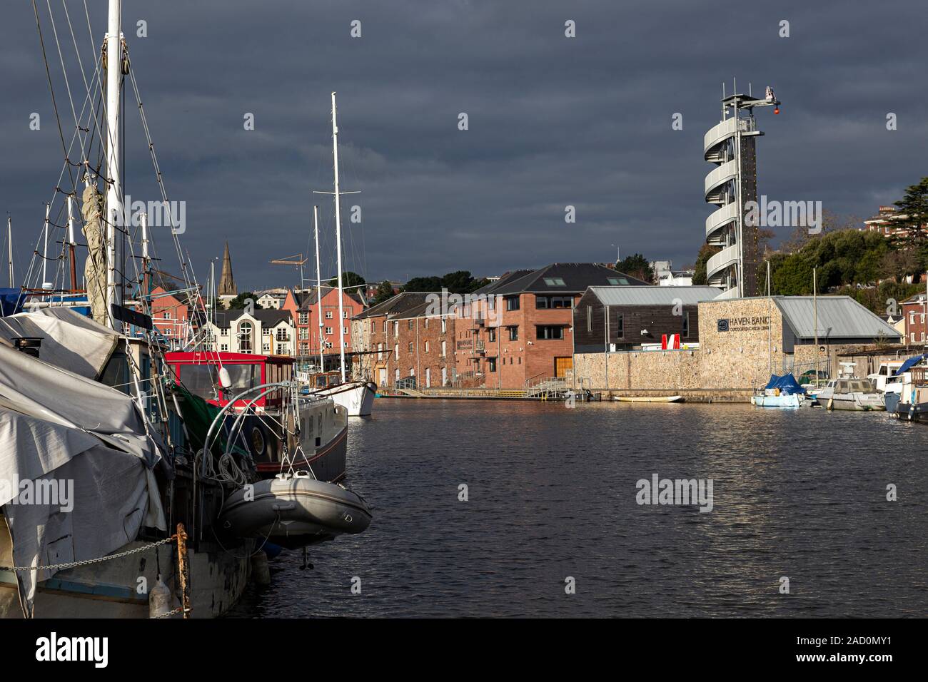 Exeter Canal basin,Cafe, Canal, City, Commercial Dock, Devon, Devonian ...