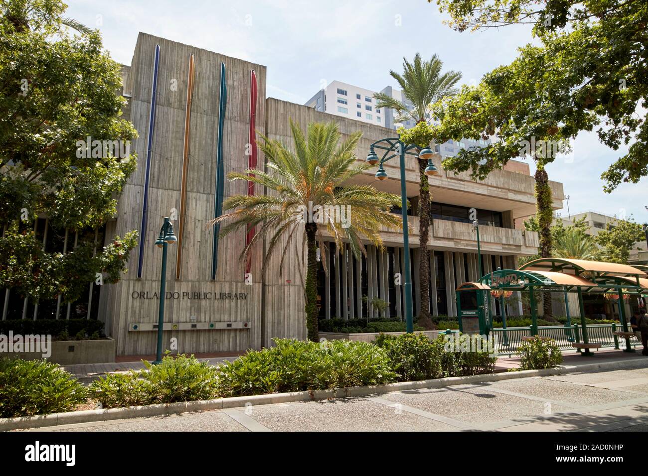 orlando public library city of orlando florida usa Stock Photo - Alamy
