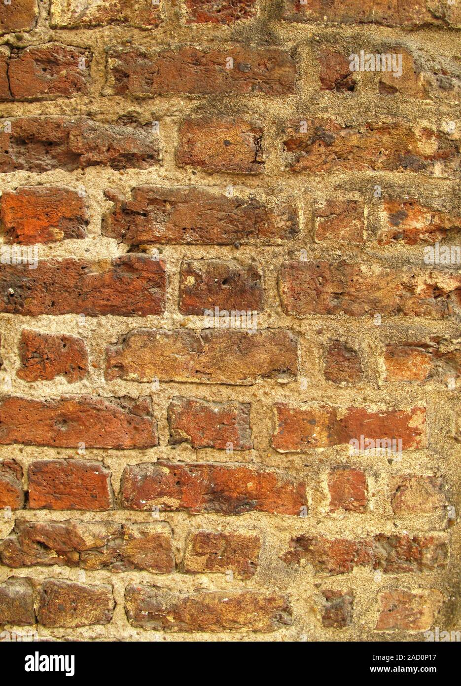 Tudor brickwork. Photographed at Charterhouse, City of London, UK Stock ...