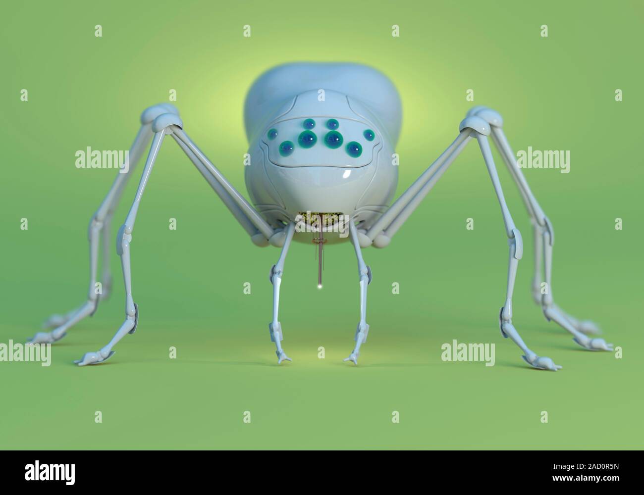 Nanobot spider, computer illustration Stock Photo - Alamy