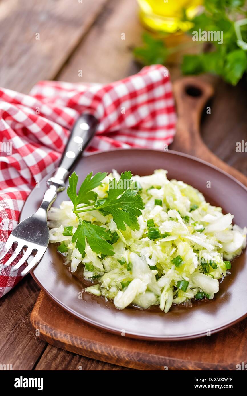 Leaf cabbage cut onion hi-res stock photography and images - Alamy
