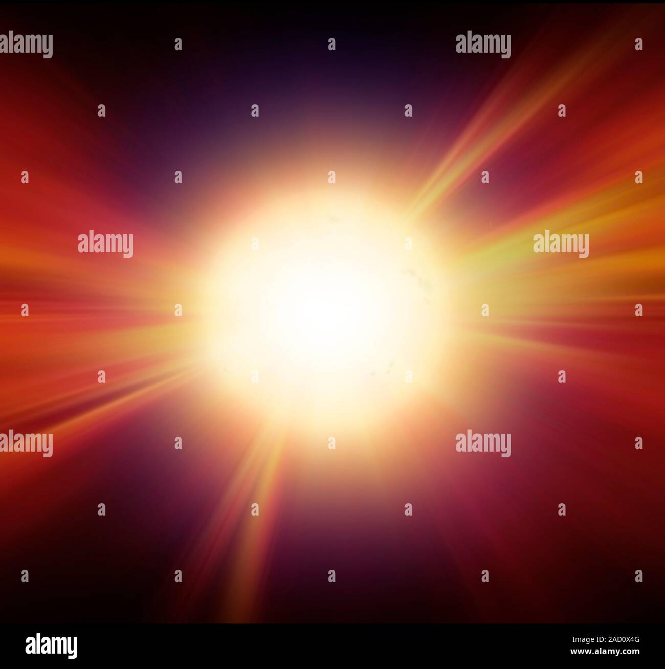 Star, computer illustration Stock Photo - Alamy