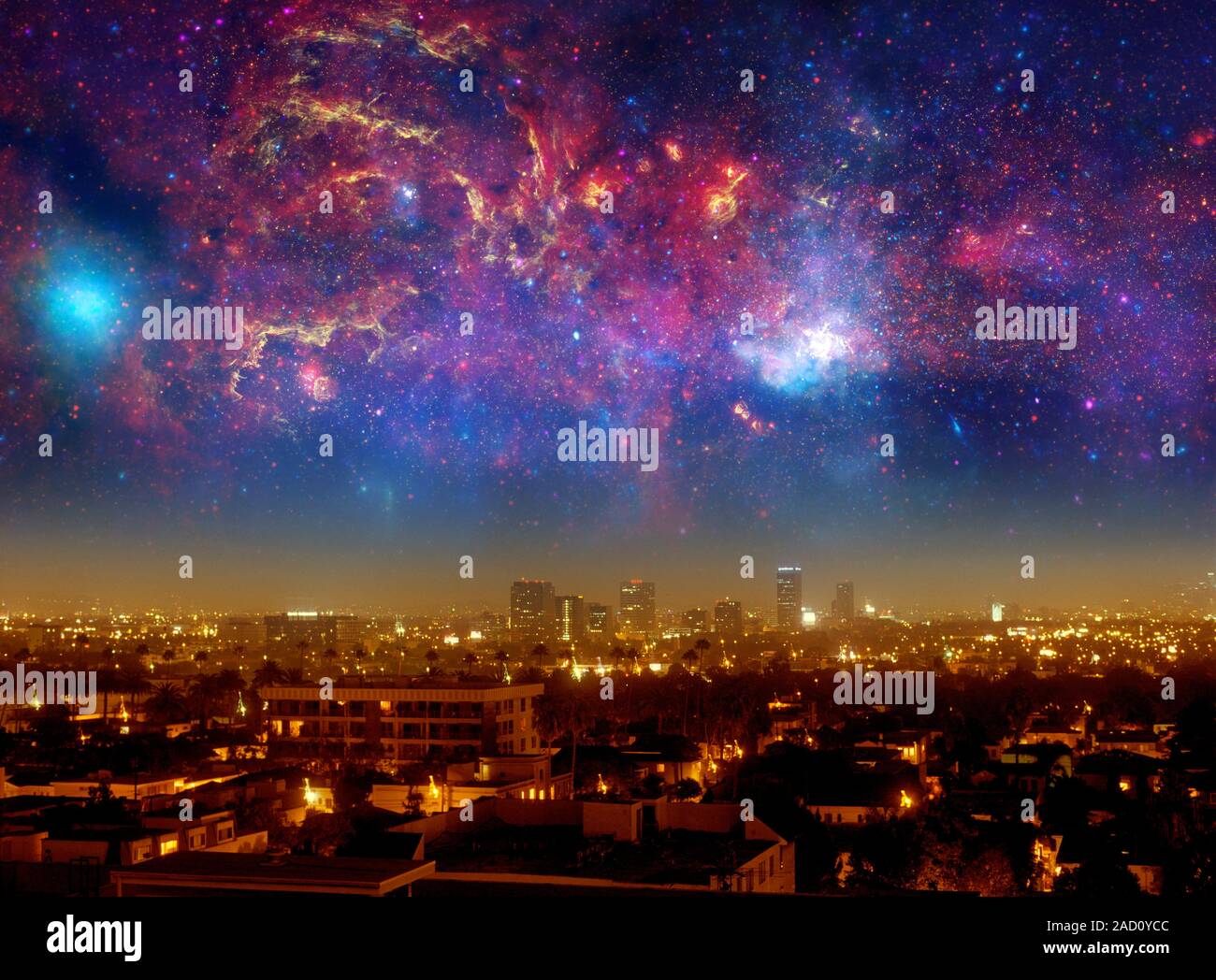 The Big Rip, conceptual image. Composite image of an illustration ...