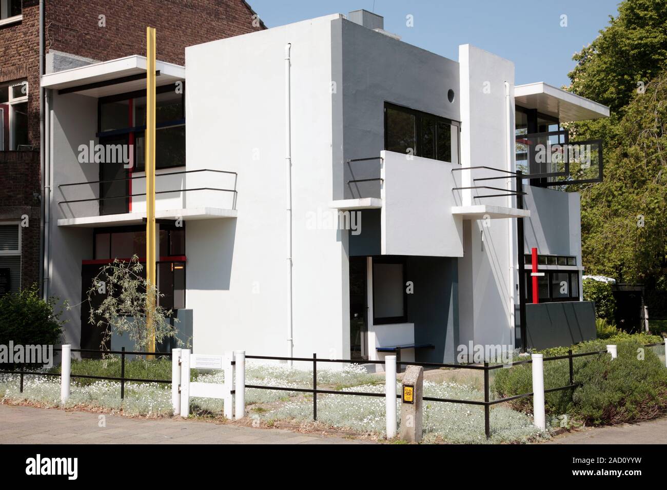 Rietveld Schroder house. View of the Rietveld Schroder House in Utrecht ...