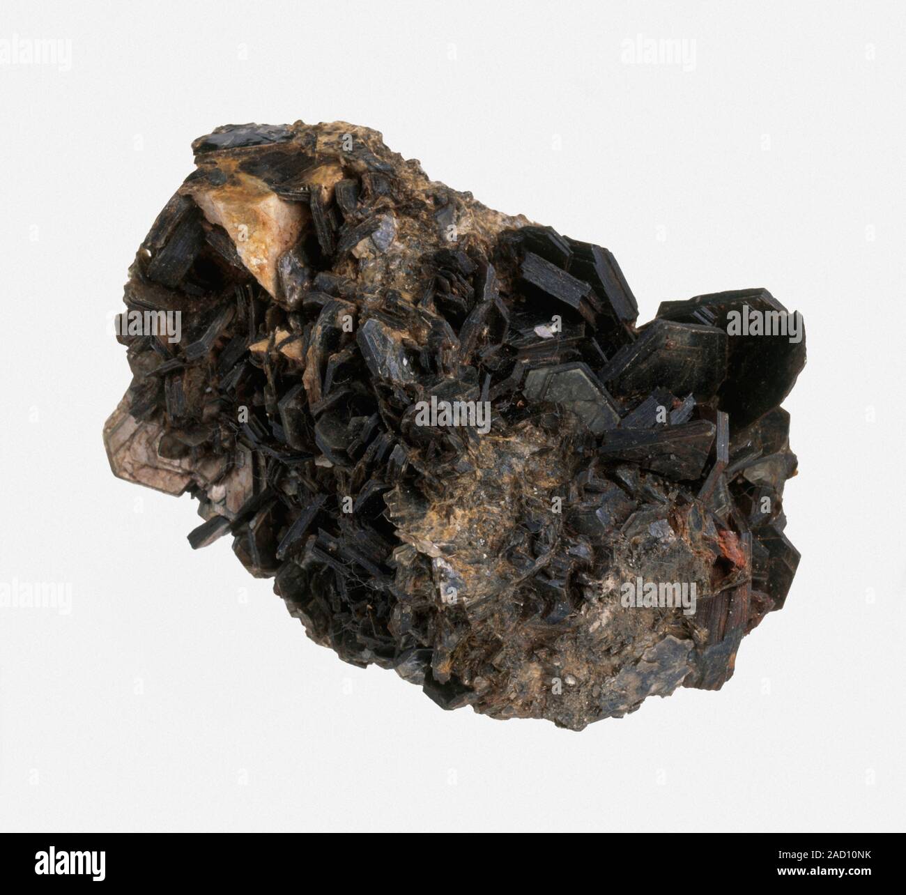 Biotite in rock groundmass Stock Photo - Alamy