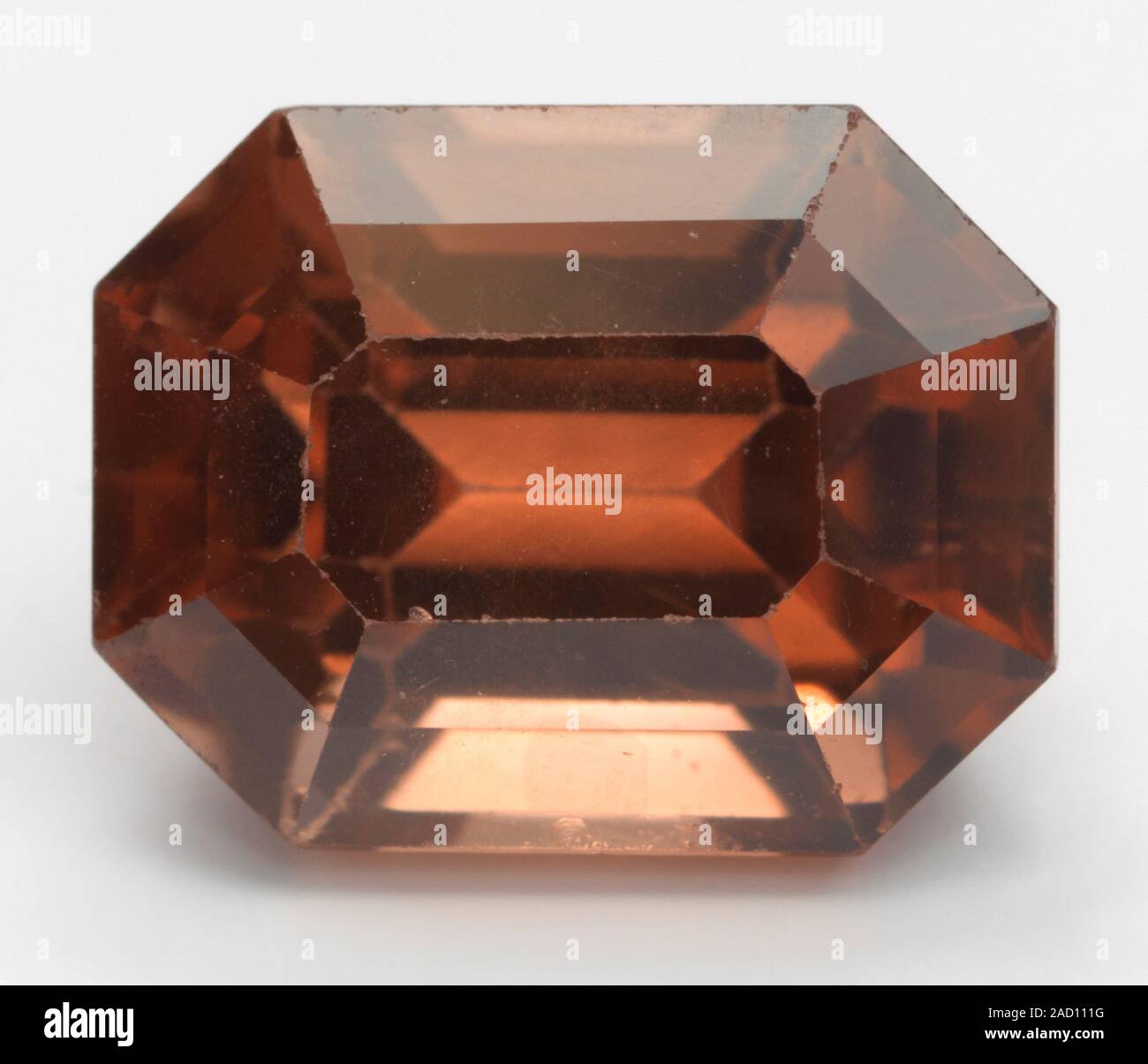 Cut Zircon gemstone Stock Photo - Alamy