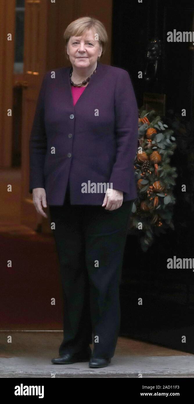 Chancellor of Germany Angela Merkel arrives for a meeting with Prime ...