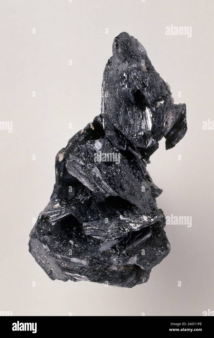 Polybasite crystals, close-up Stock Photo - Alamy