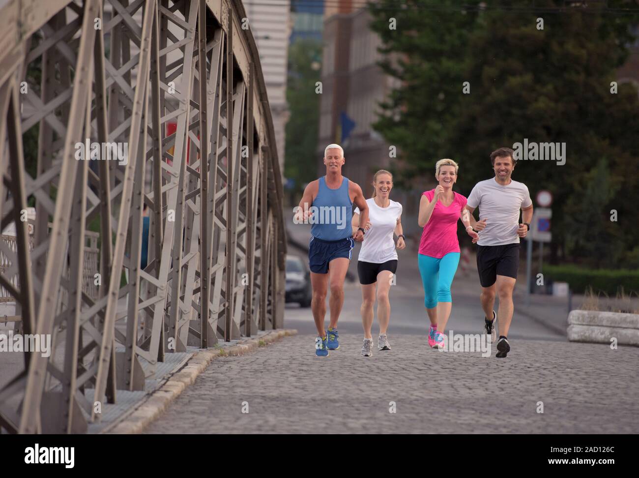 people group jogging Stock Photo - Alamy