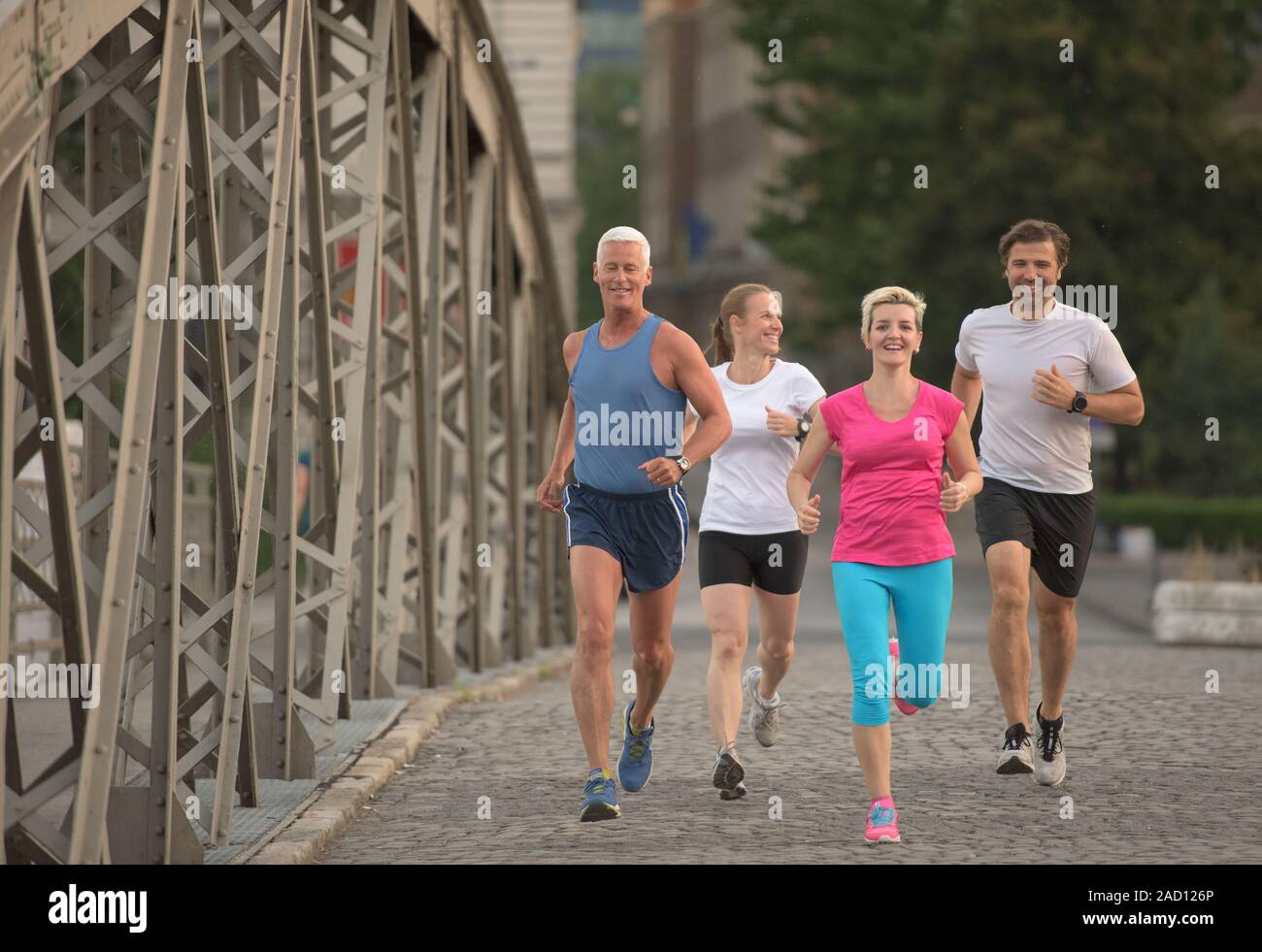 people group jogging Stock Photo - Alamy