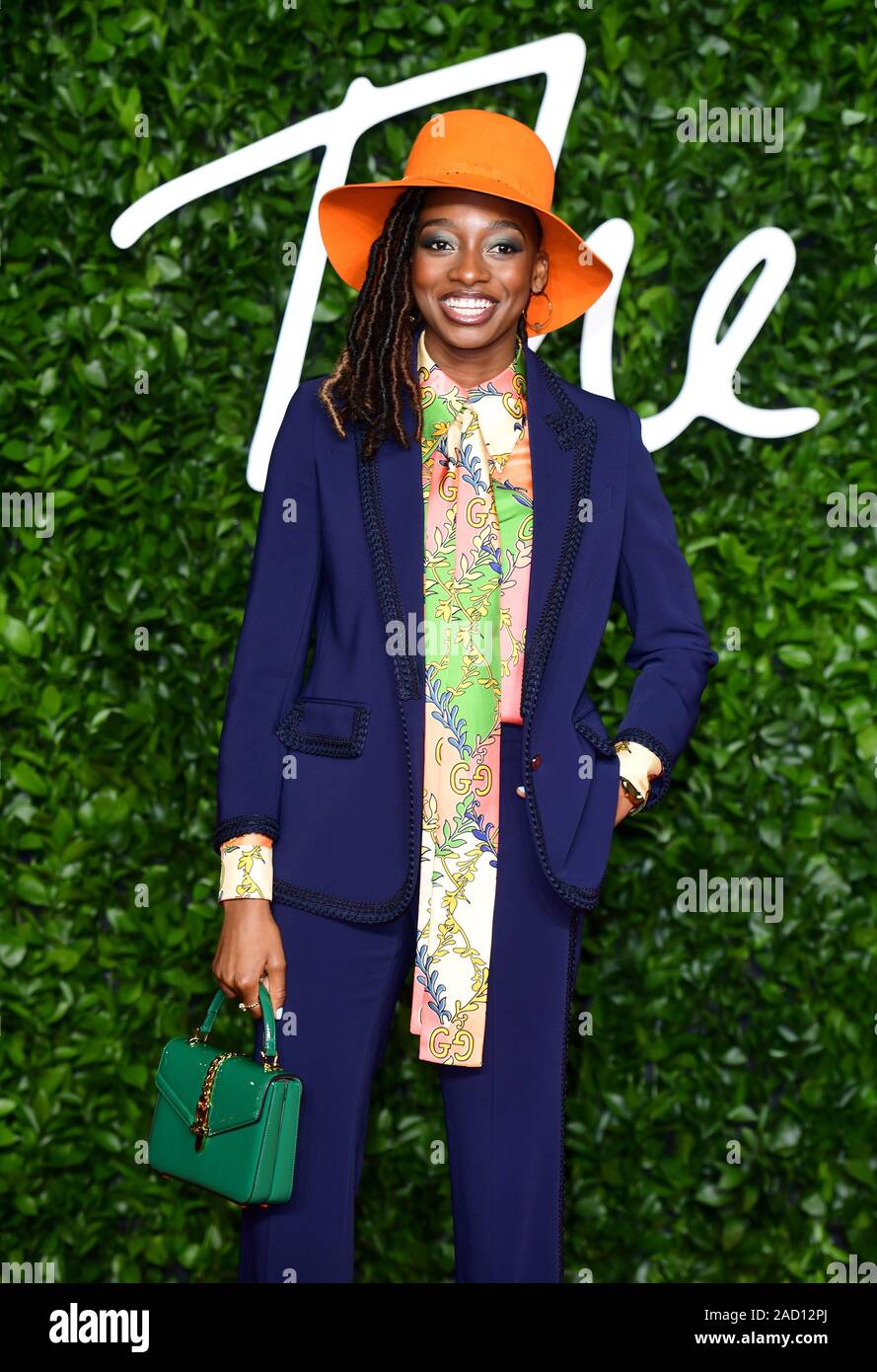Little Simz attending the Fashion Awards 2019 at the Royal Albert Hall ...