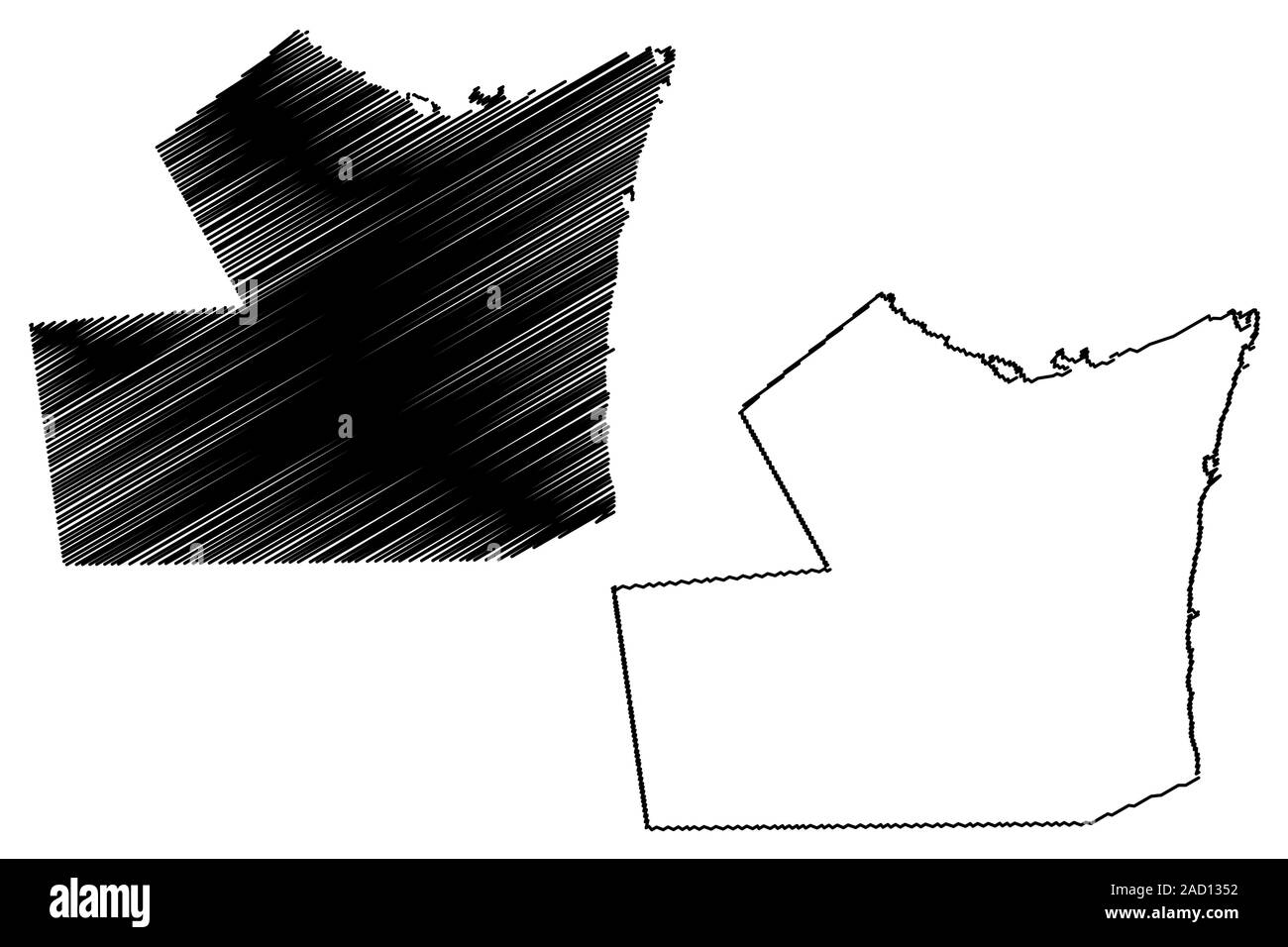 Hawalli Governorate (State of Kuwait, Governorates of Kuwait) map ...