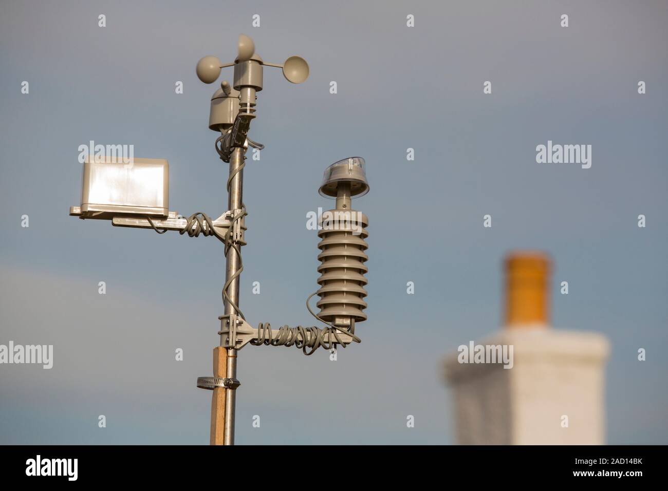 An automated weather station Stock Photo - Alamy