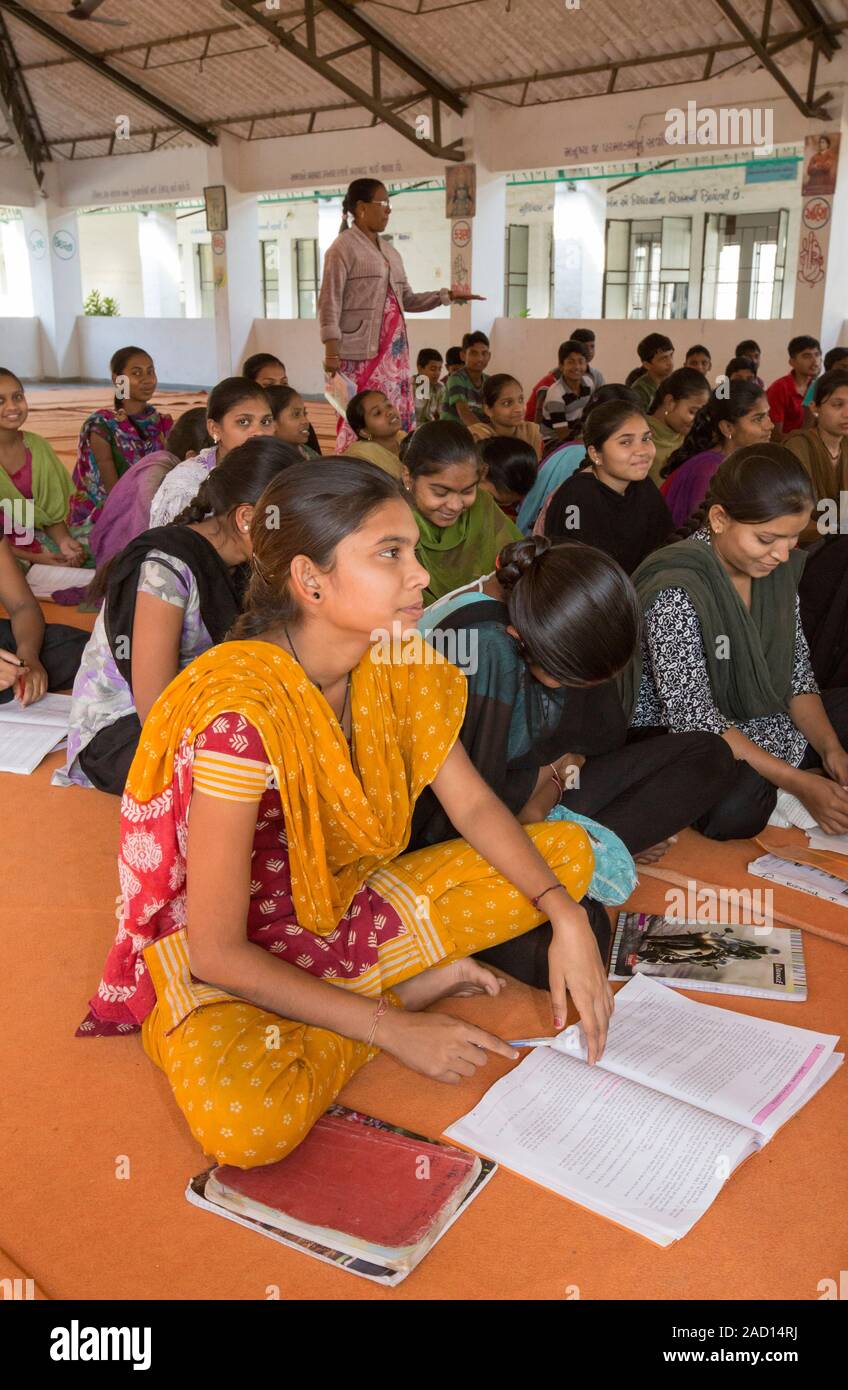Classroom. Photographed at the Muni Seva Ashram in Goraj, near Vadodara ...