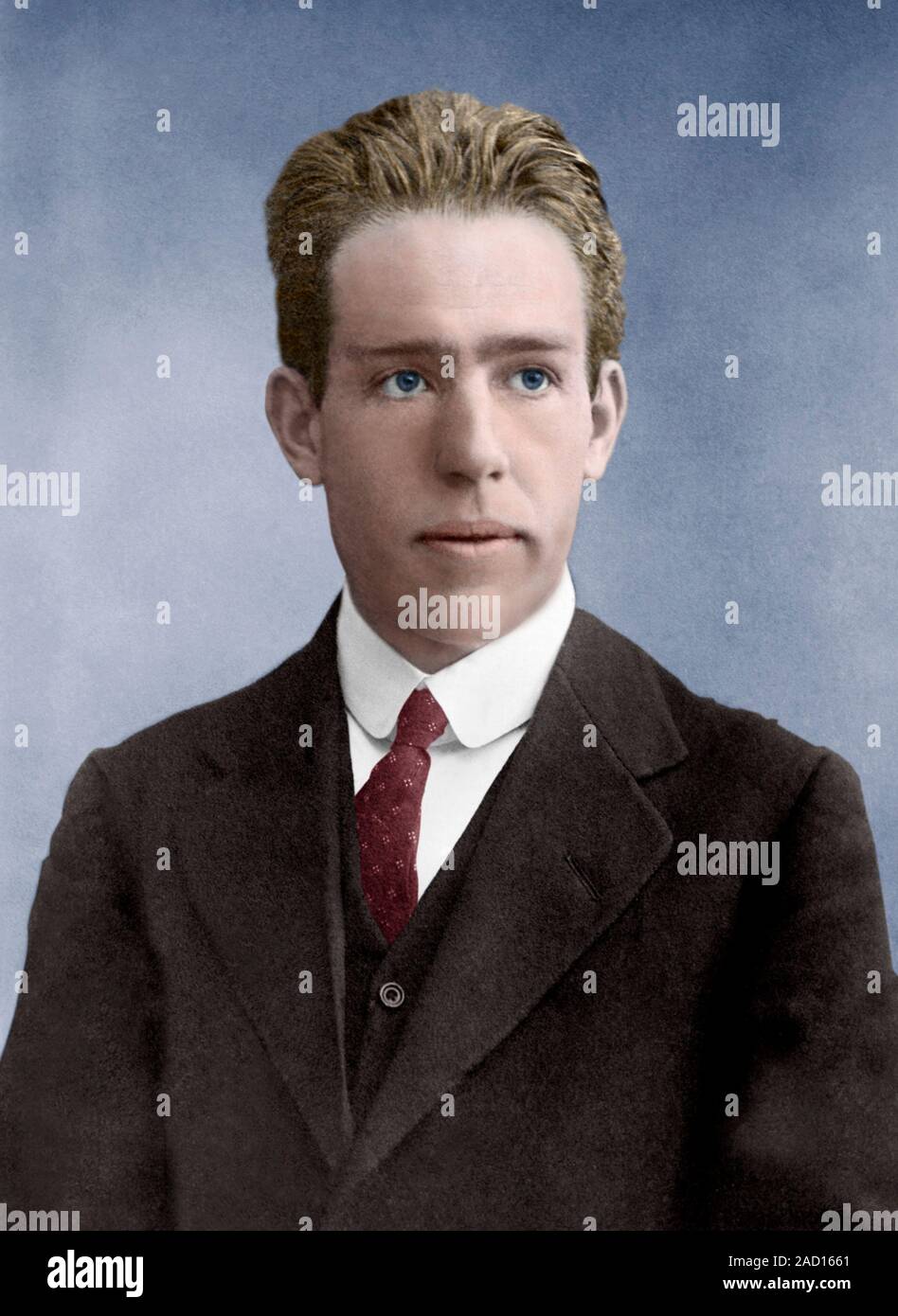Niels Bohr (1885-1962), Danish physicist and Nobel laureate. Bohr made ...