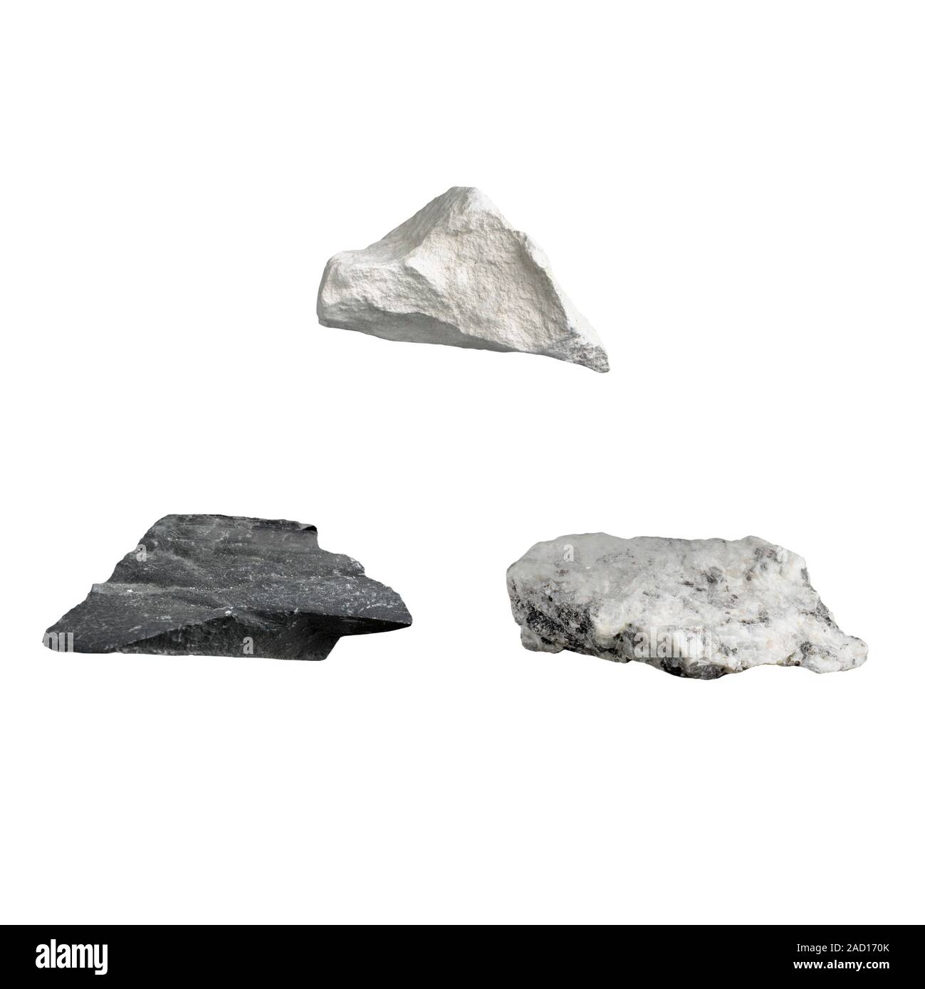Rock classification. Examples of the three types of rock from the rock ...