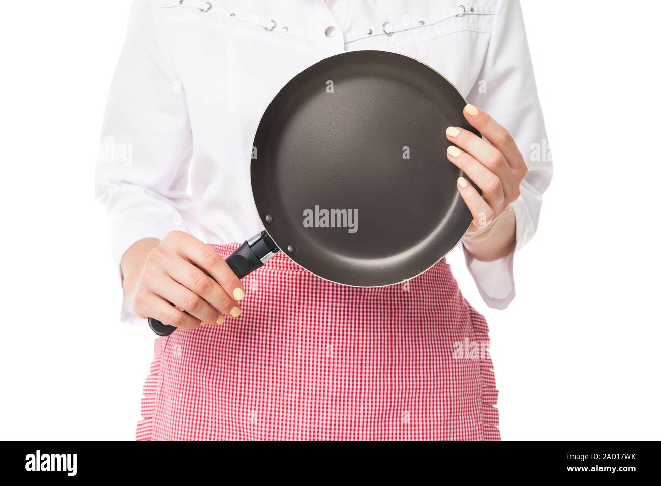 Woman frying pan close hi-res stock photography and images - Alamy