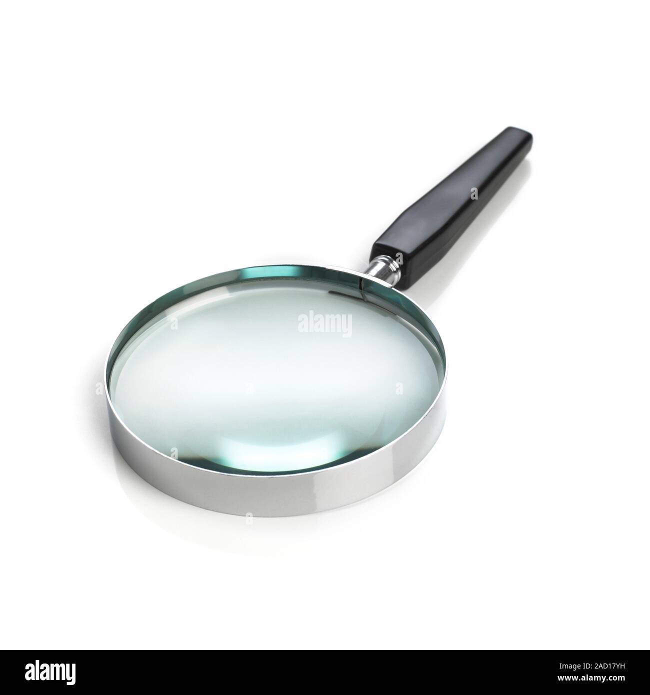 A hand-held magnifying glass Stock Photo - Alamy