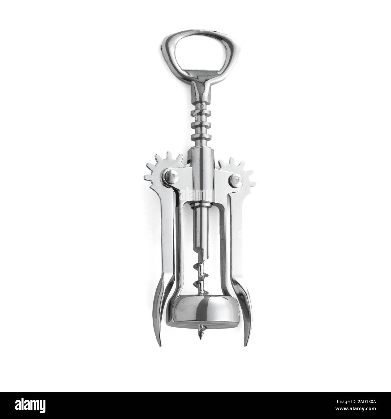 Simple machine. A lever-arm corkscrew, a combination of two classical ...