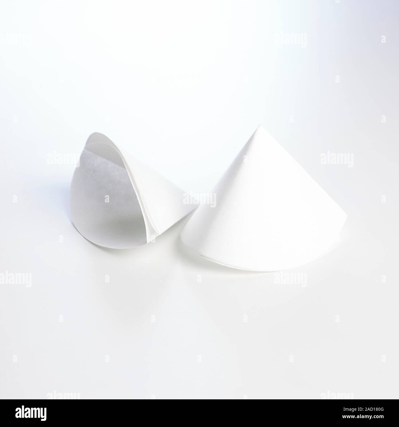 Filter papers. These are used to line a funnel to help remove solid ...