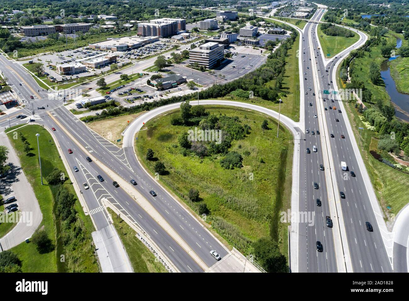 Highway intersection shopping malls in hi-res stock photography and ...