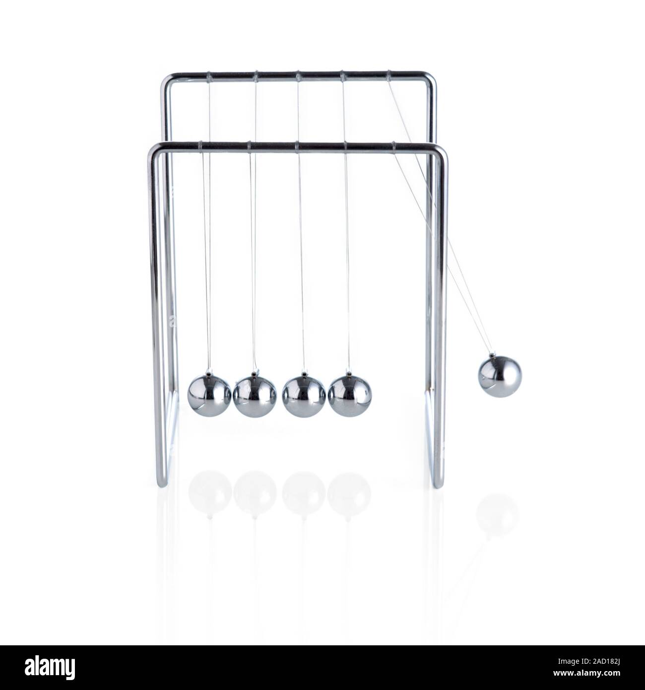Newton's cradle. This device consists of a number of steel balls ...