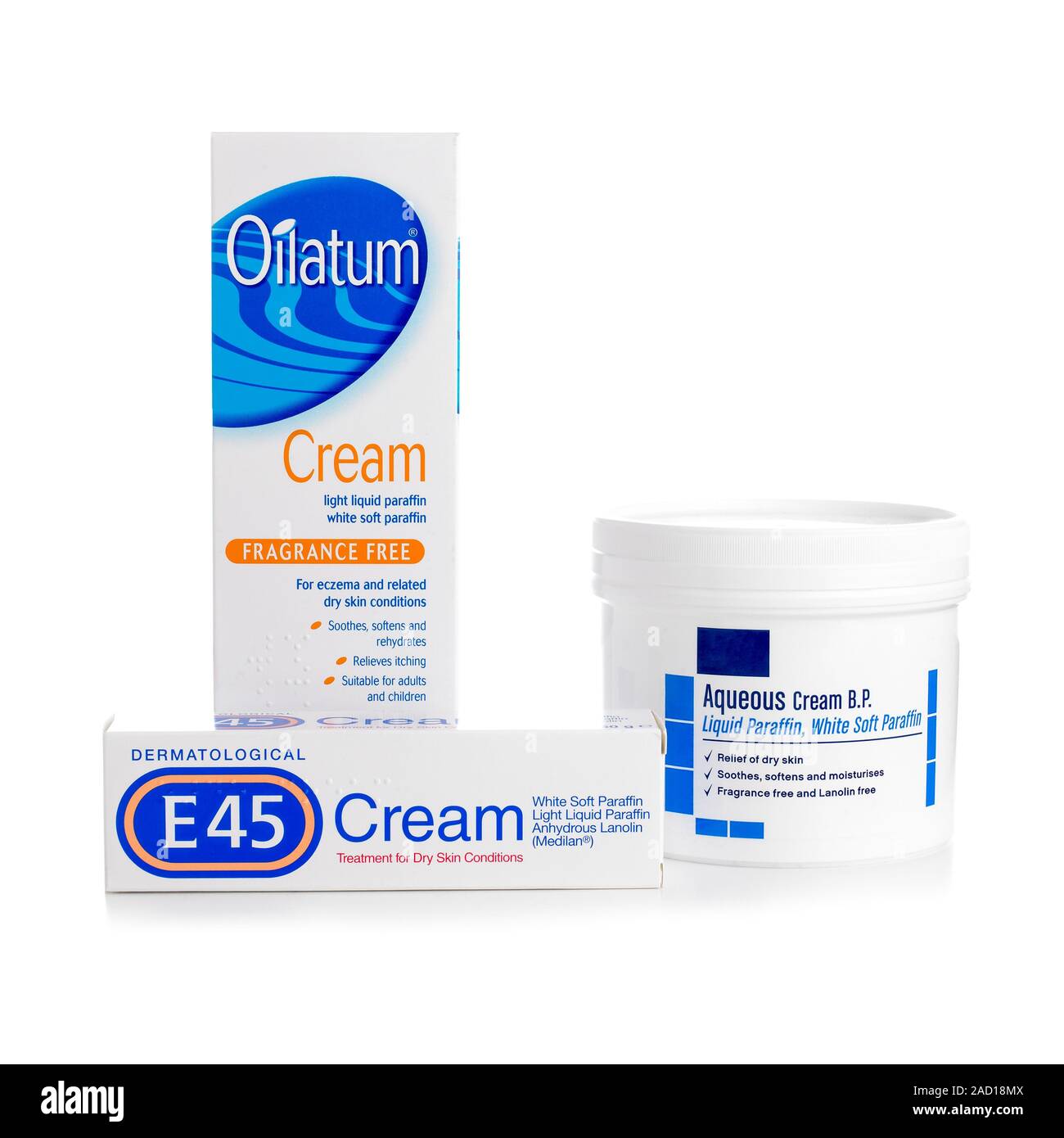 Paraffin-based skin treatments. Group of products based on paraffin ...