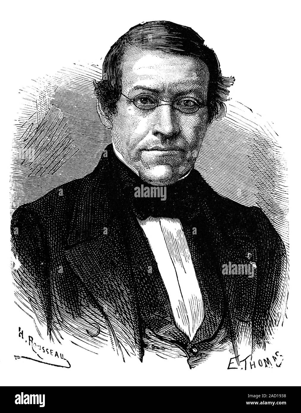 Charles Wheatstone (1802-1875), British physicist. Wheatstone study of ...