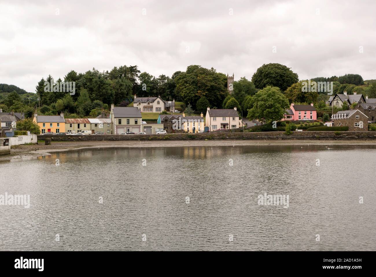 Panorama of Union Hall,a small village in County Cork,Ireland Stock ...