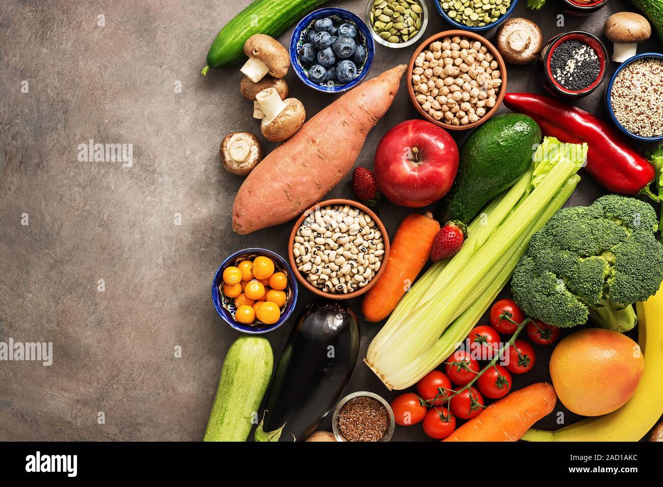 Carbohydrates protein vegetable fruit hi-res stock photography and ...