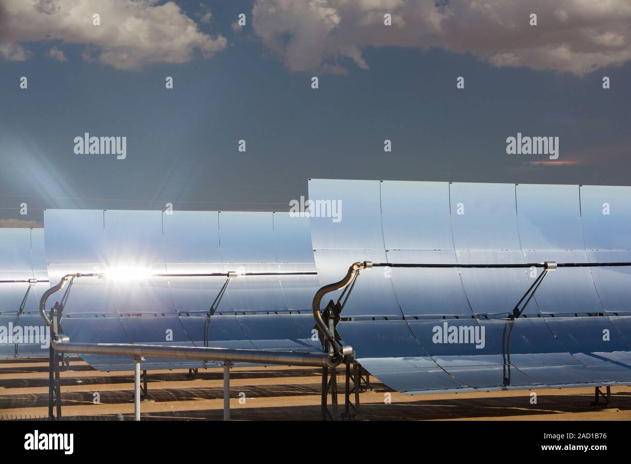 The 354 megawatts SEGS plant at Kramer Junction is the second largest ...