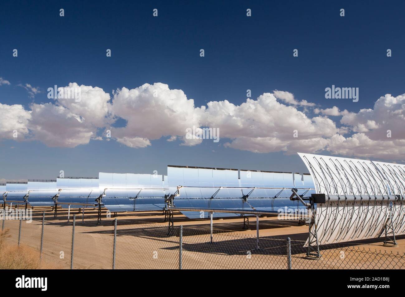 The 354 megawatts SEGS plant at Kramer Junction is the second largest ...