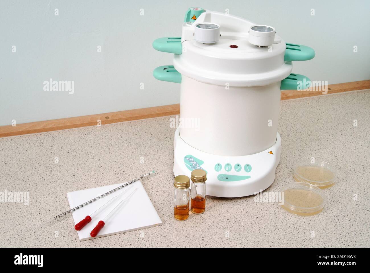 Autoclave in a lab. Autoclave used to sterilise laboratory equipment ...