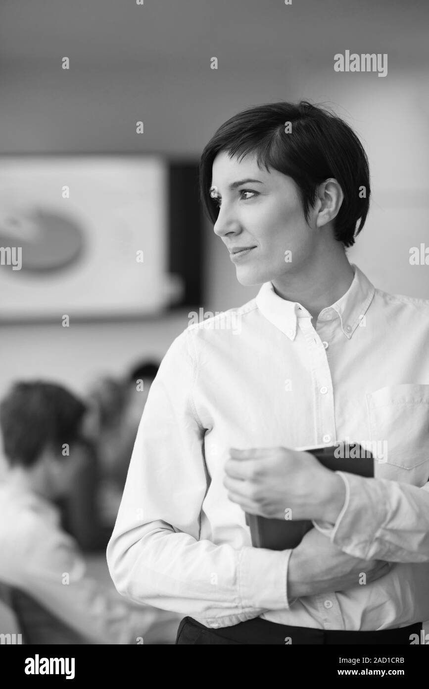 Business meeting people blur Black and White Stock Photos & Images - Alamy