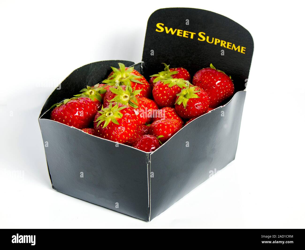 Strawberries in a display carton. These are Sweet Supreme Scottish ...