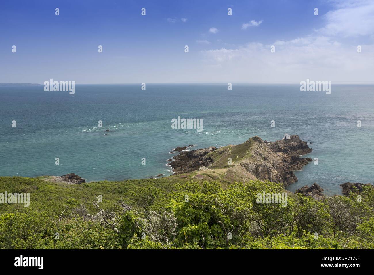 South coast of the Channel Island Guernsey in spring Stock Photo - Alamy