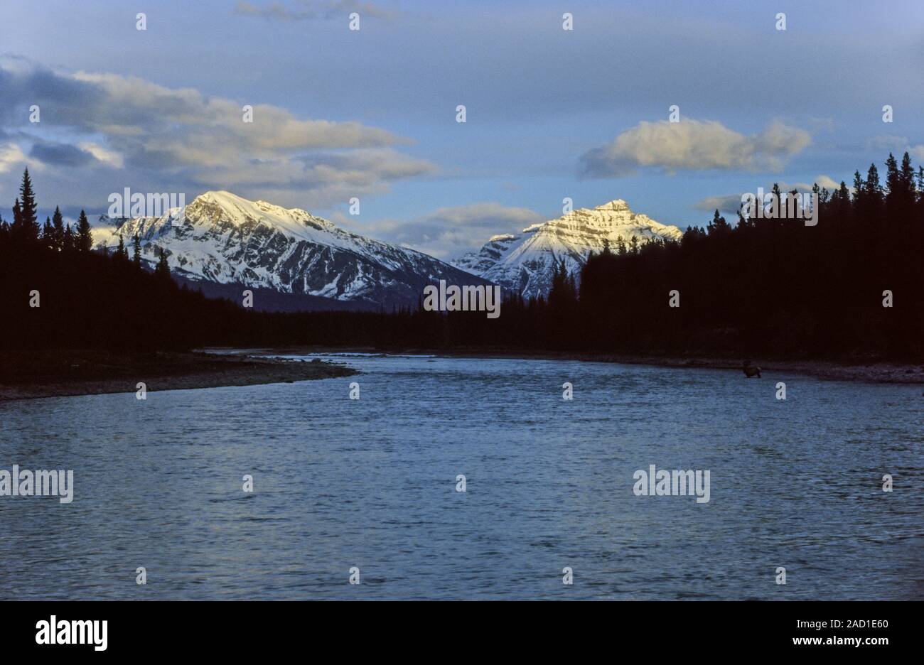 Mount kerkeslin jasper national park hi-res stock photography and ...