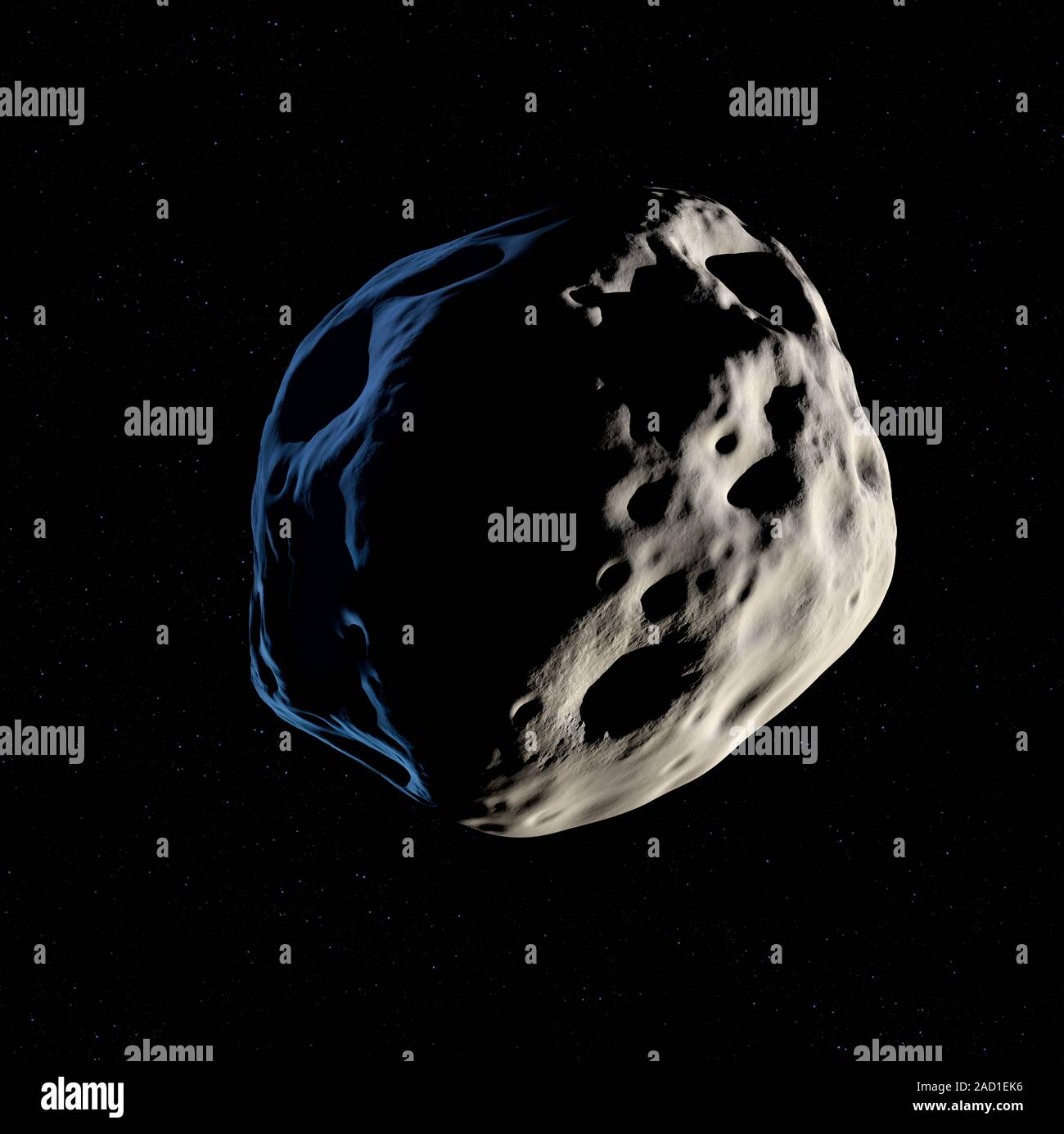 Asteroid, computer illustration Stock Photo - Alamy