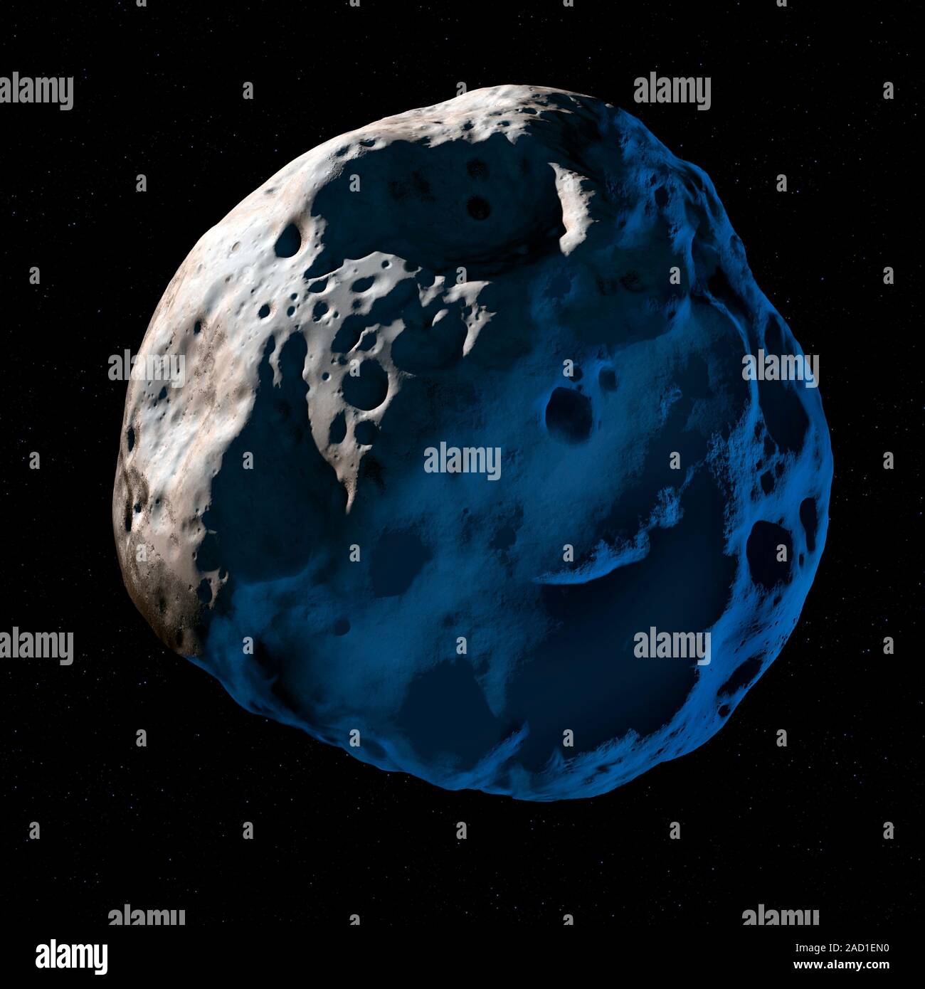 Asteroid, computer illustration Stock Photo - Alamy