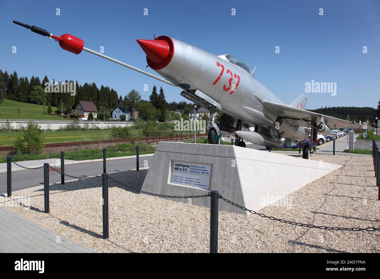 Soviet MIG-21. This supersonic fighter aircraft was used in conflicts ...