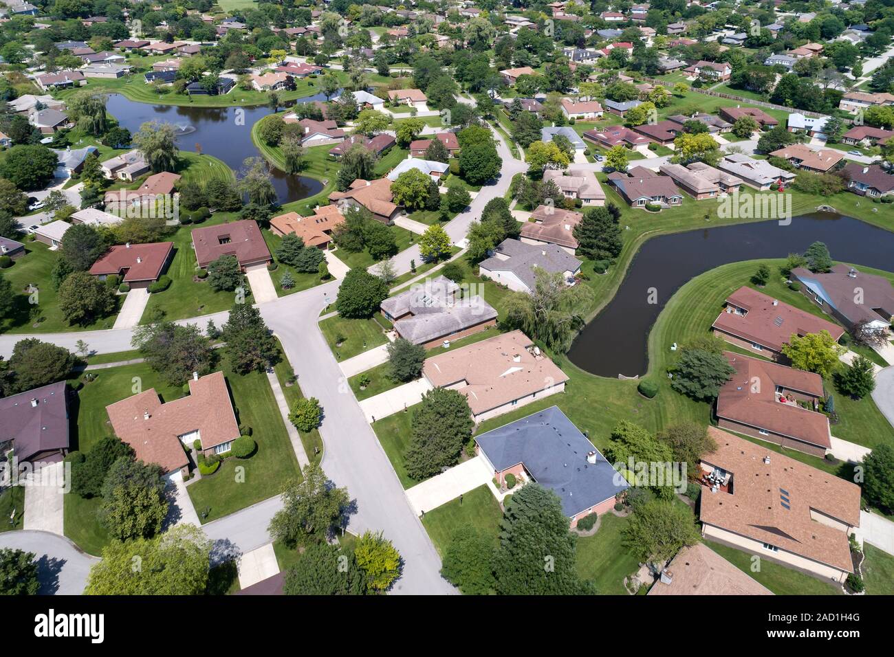Chicago suburb suburban hi-res stock photography and images - Alamy