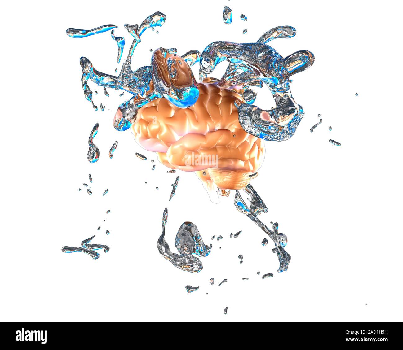 Brainwashing, conceptual computer illustration Stock Photo - Alamy