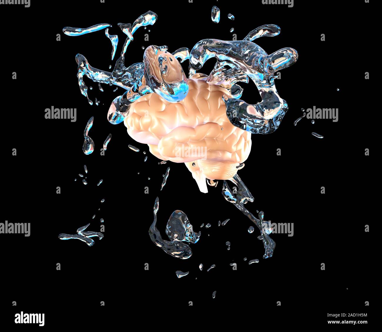 Brainwashing, conceptual computer illustration Stock Photo - Alamy