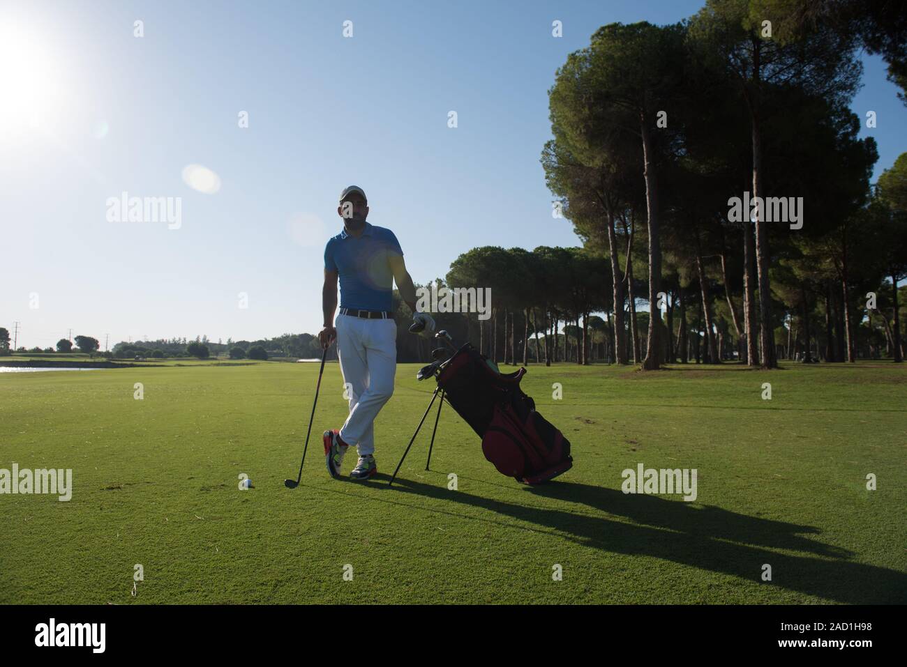 golf player portrait Stock Photo - Alamy