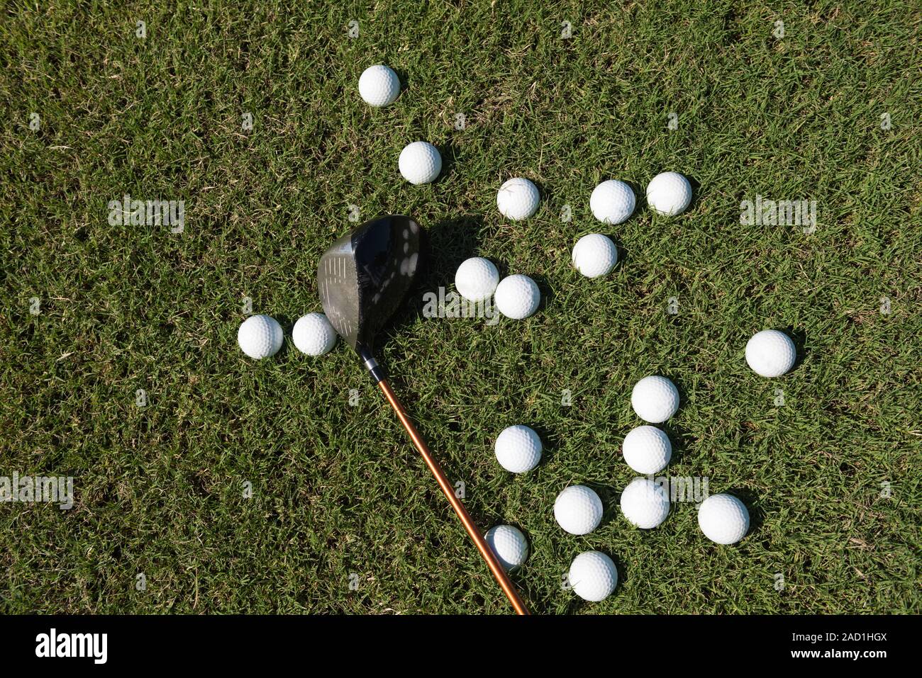 golf balls background Stock Photo - Alamy