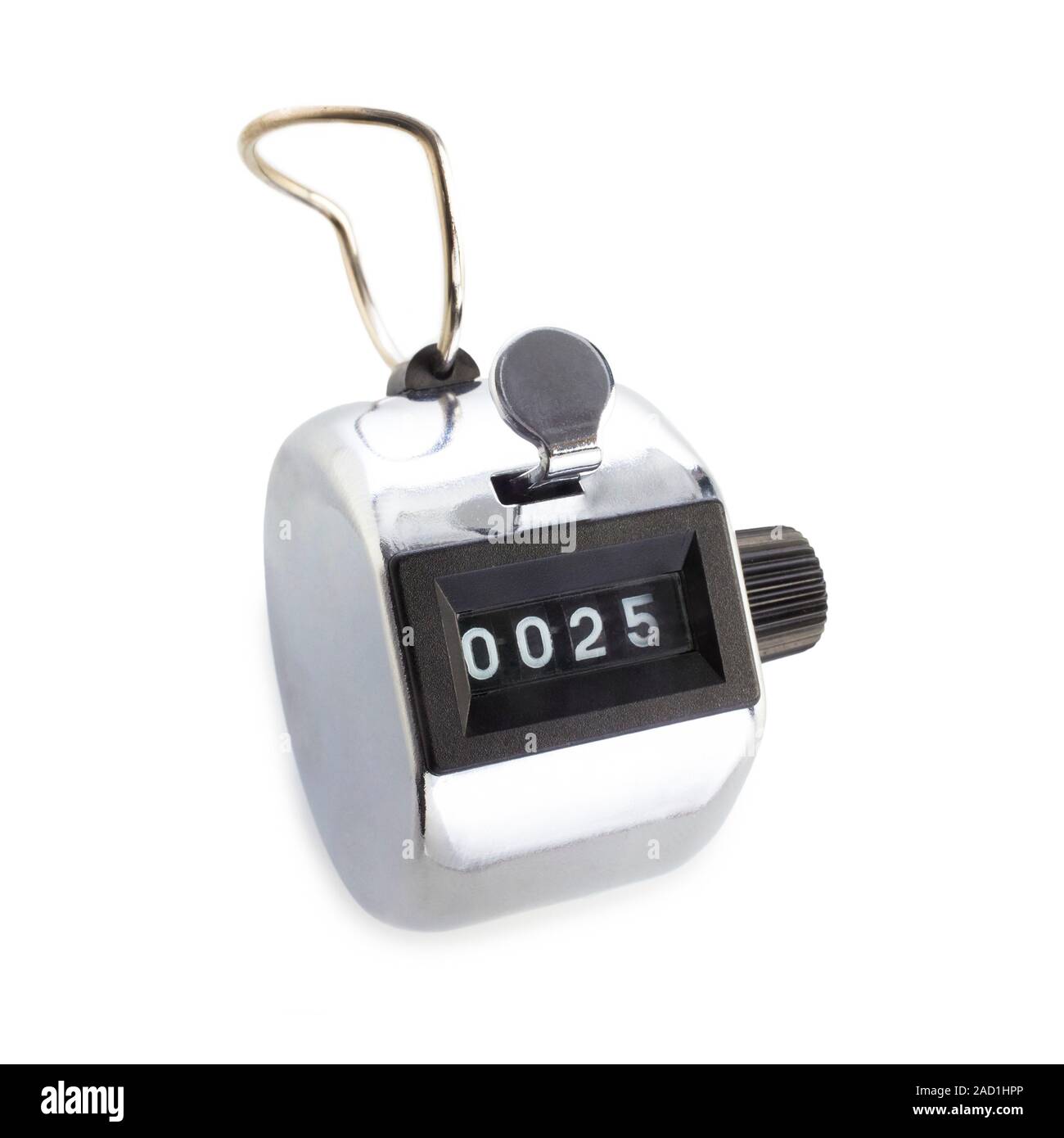 Mechanical tally counter. This device is used to count people, animals ...
