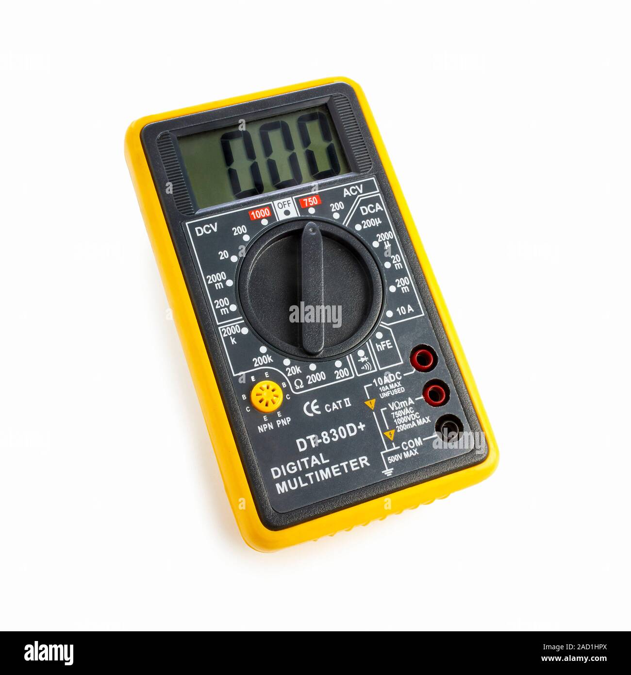 Digital multimeter. This is a handheld device that can be used to ...