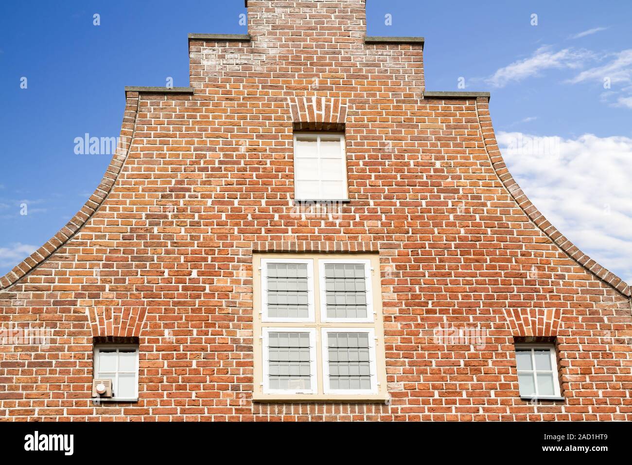 Brick facades, Dutch Stock Photo - Alamy
