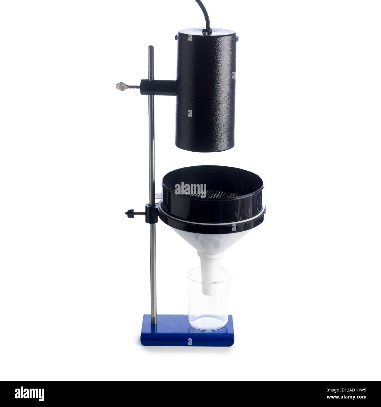 Ecology. A Tullgren funnel and light source. This is used to coax ...